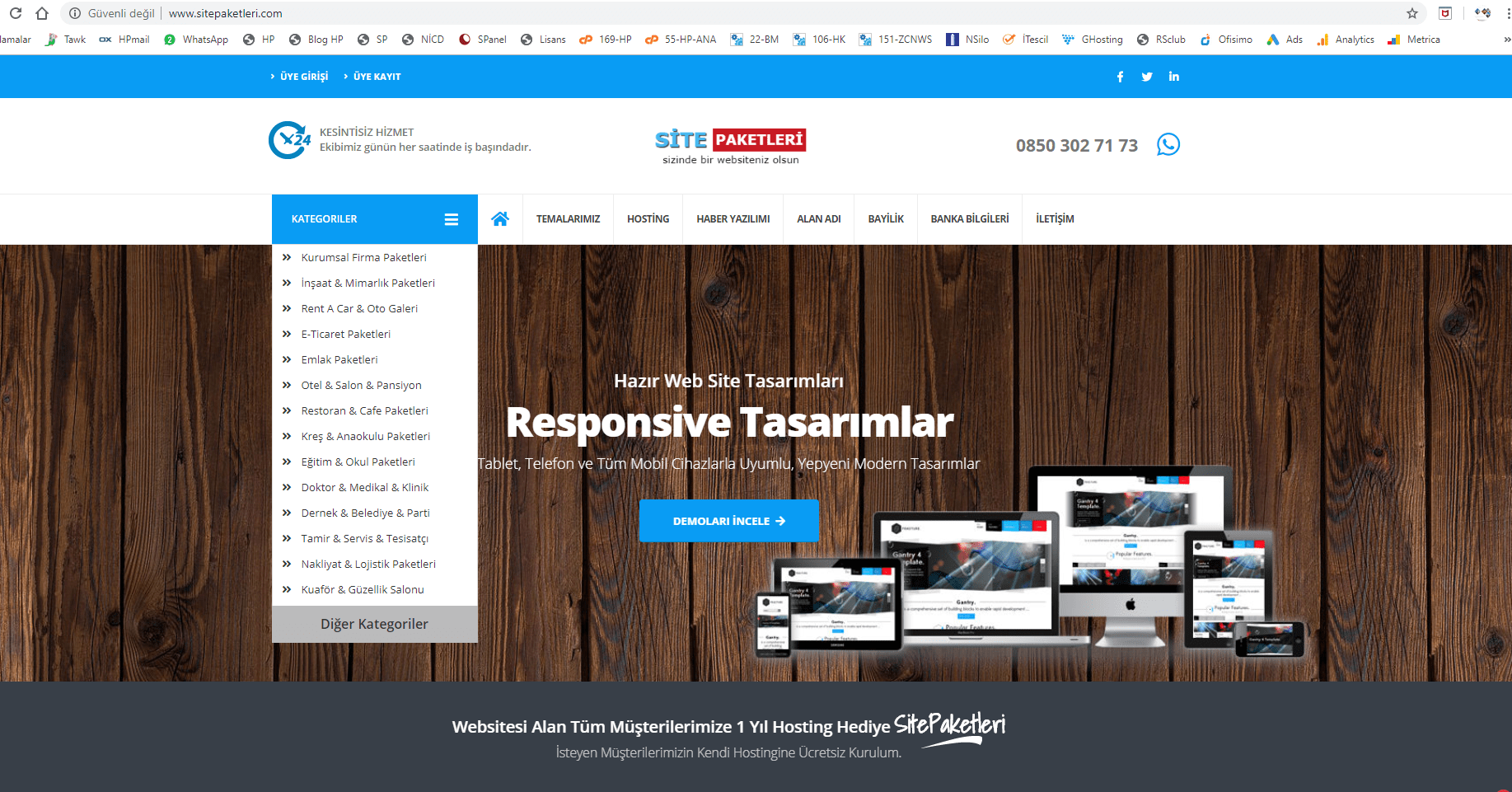 Hazır İnternet Sitesi Yazılımlarımız Yayında !!! - Blog - Haber ...